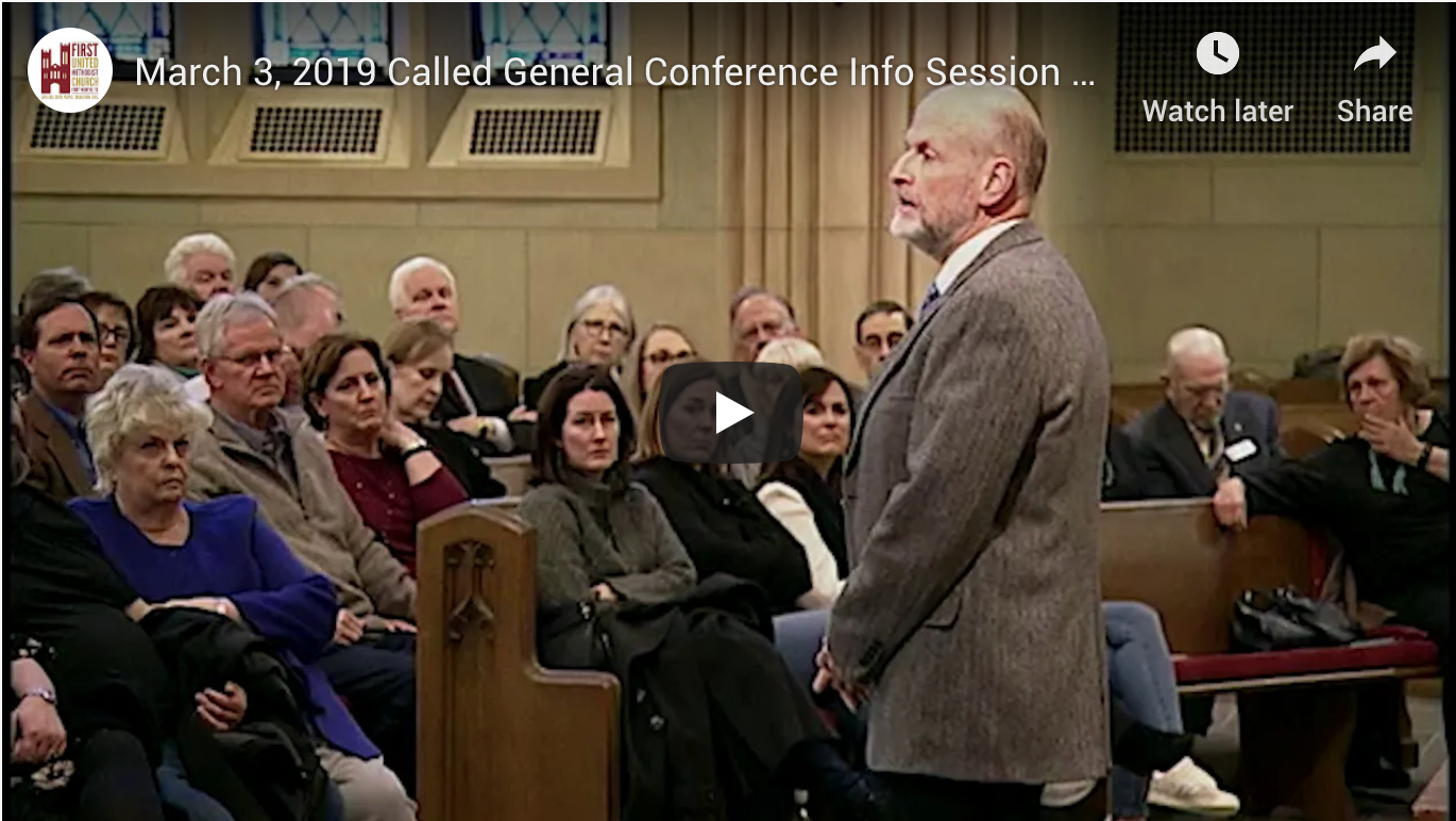 March 3, 2019 Called General Conference Info Session with Q&A | First ...
